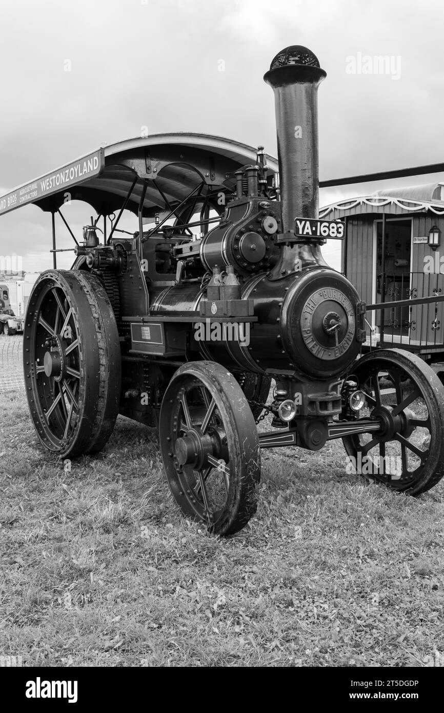 Low Ham.Somerset.United Kingdom.July 23rd 2023.a restored Burrell ...
