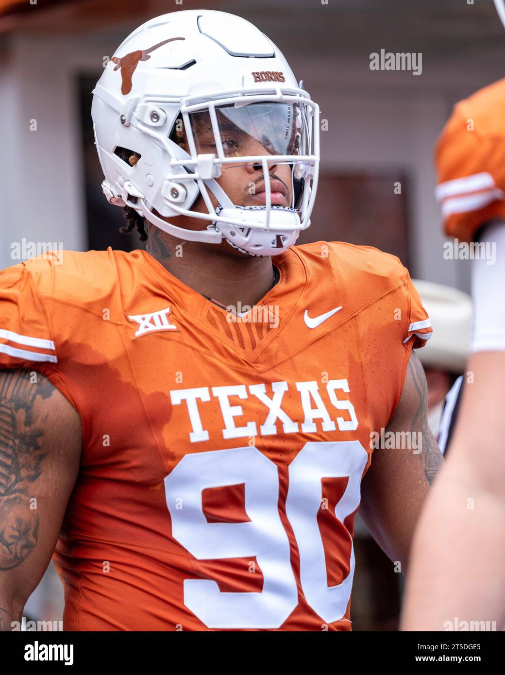 Nov 4, 2023. Byron Murphy II #90 of the Texas Longhorns in action vs ...