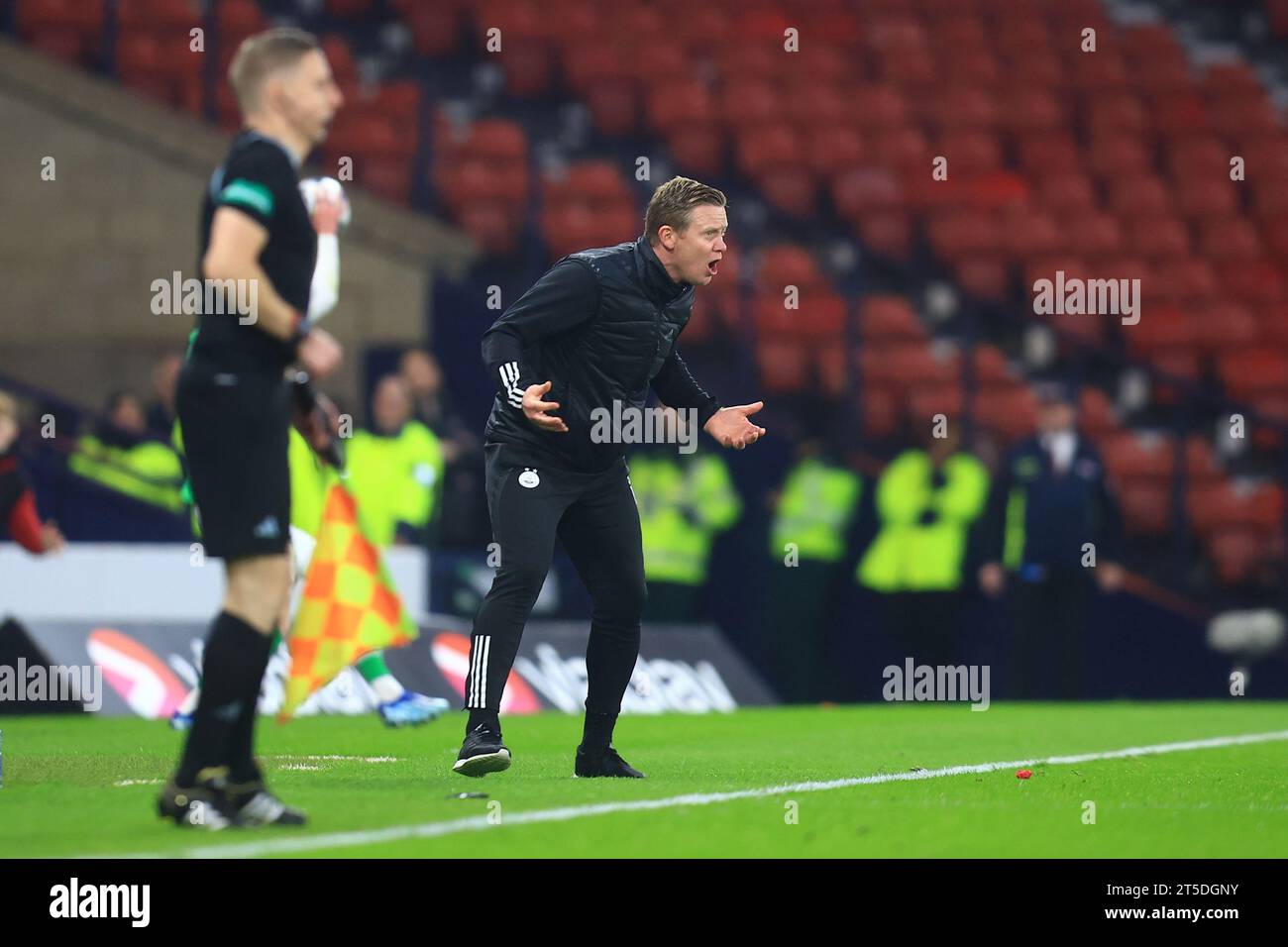 Glasgow, Scotland. 4th November 2023; Hampden Park, Glasgow, Scotland: Scottish Viaplay Cup ...