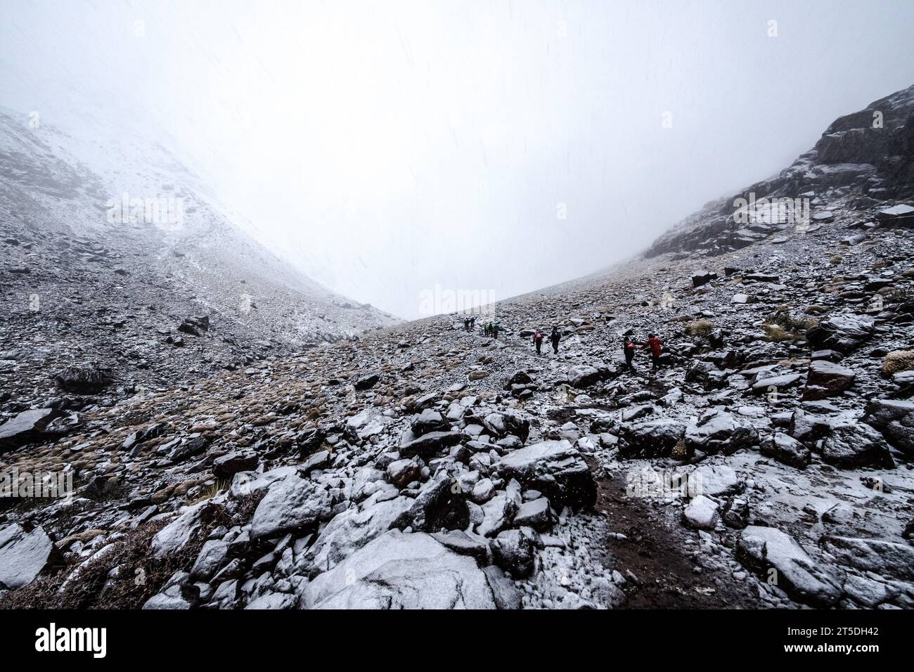 Morocco Atlas Mountains trekking hike Stock Photo - Alamy
