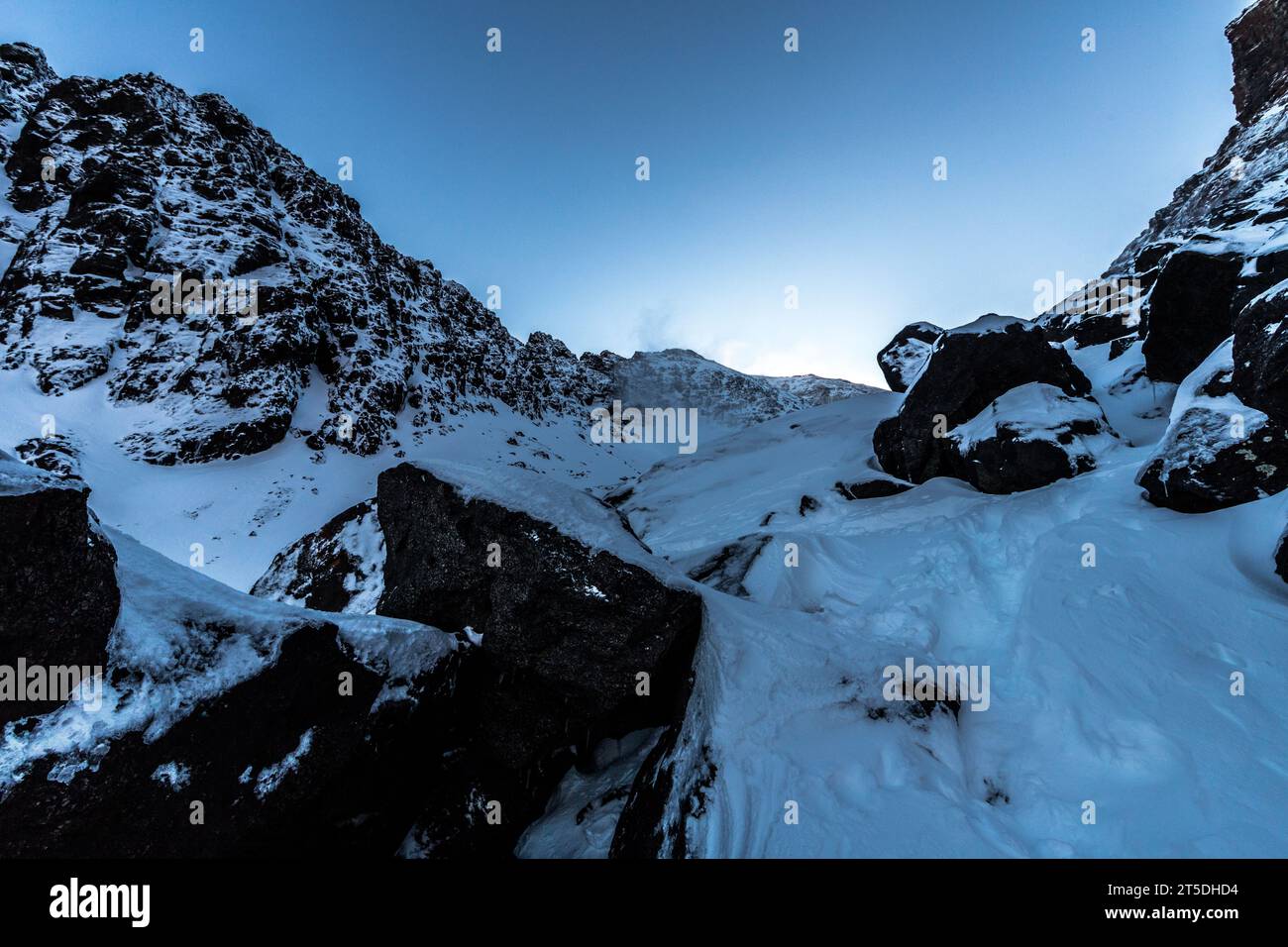 Morocco Atlas Mountains trekking hike Stock Photo - Alamy