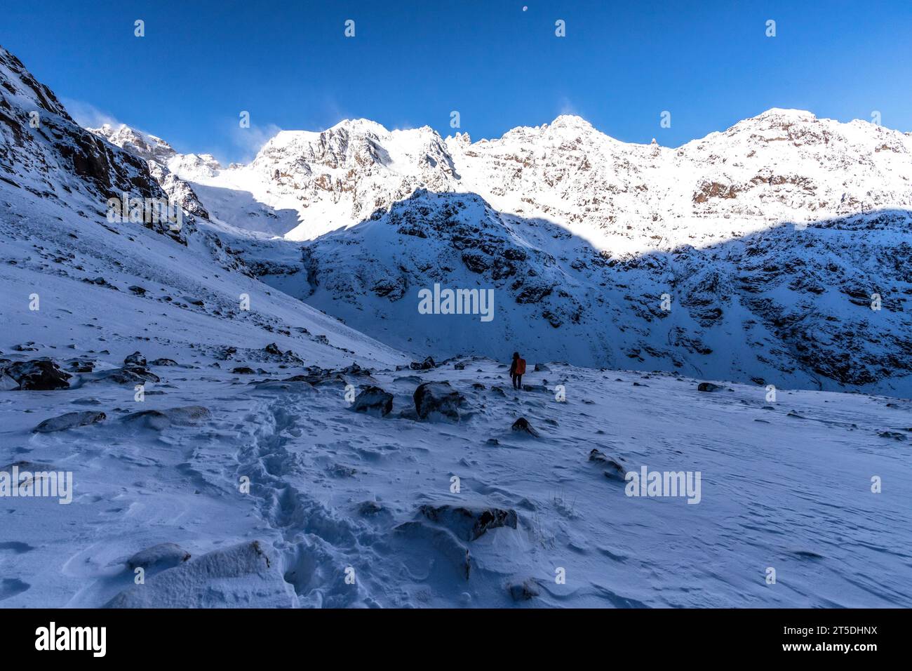 Morocco Atlas Mountains trekking hike Stock Photo - Alamy