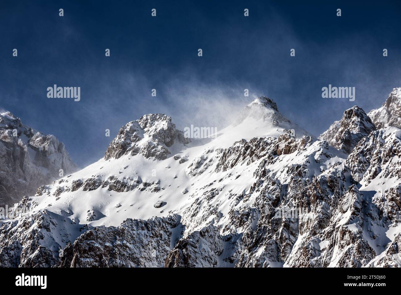 Morocco Atlas Mountains trekking hike Stock Photo - Alamy