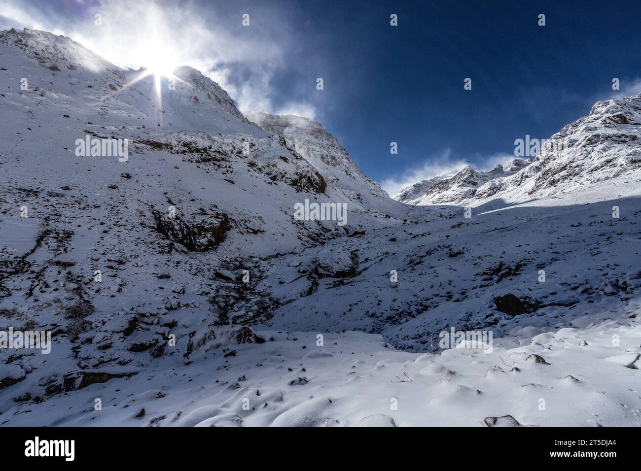 Morocco Atlas Mountains trekking hike Stock Photo - Alamy