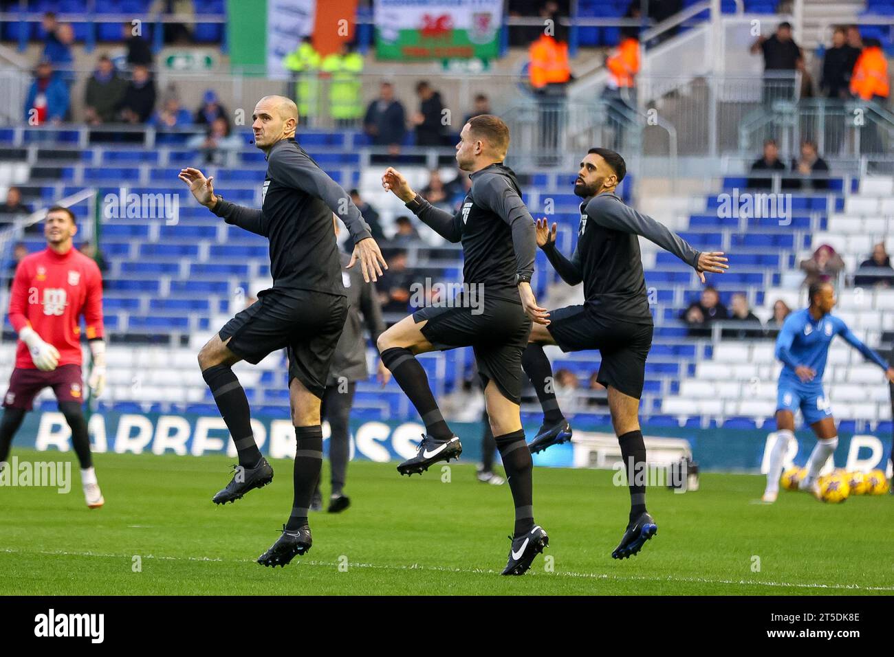 Birmingham, UK. 04th Nov, 2023. Assistant referee, Nigel Lugg, Referee ...