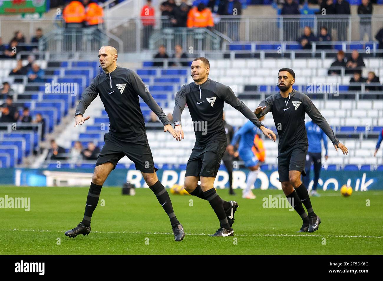 Birmingham, UK. 04th Nov, 2023. Assistant referee, Nigel Lugg, Referee ...