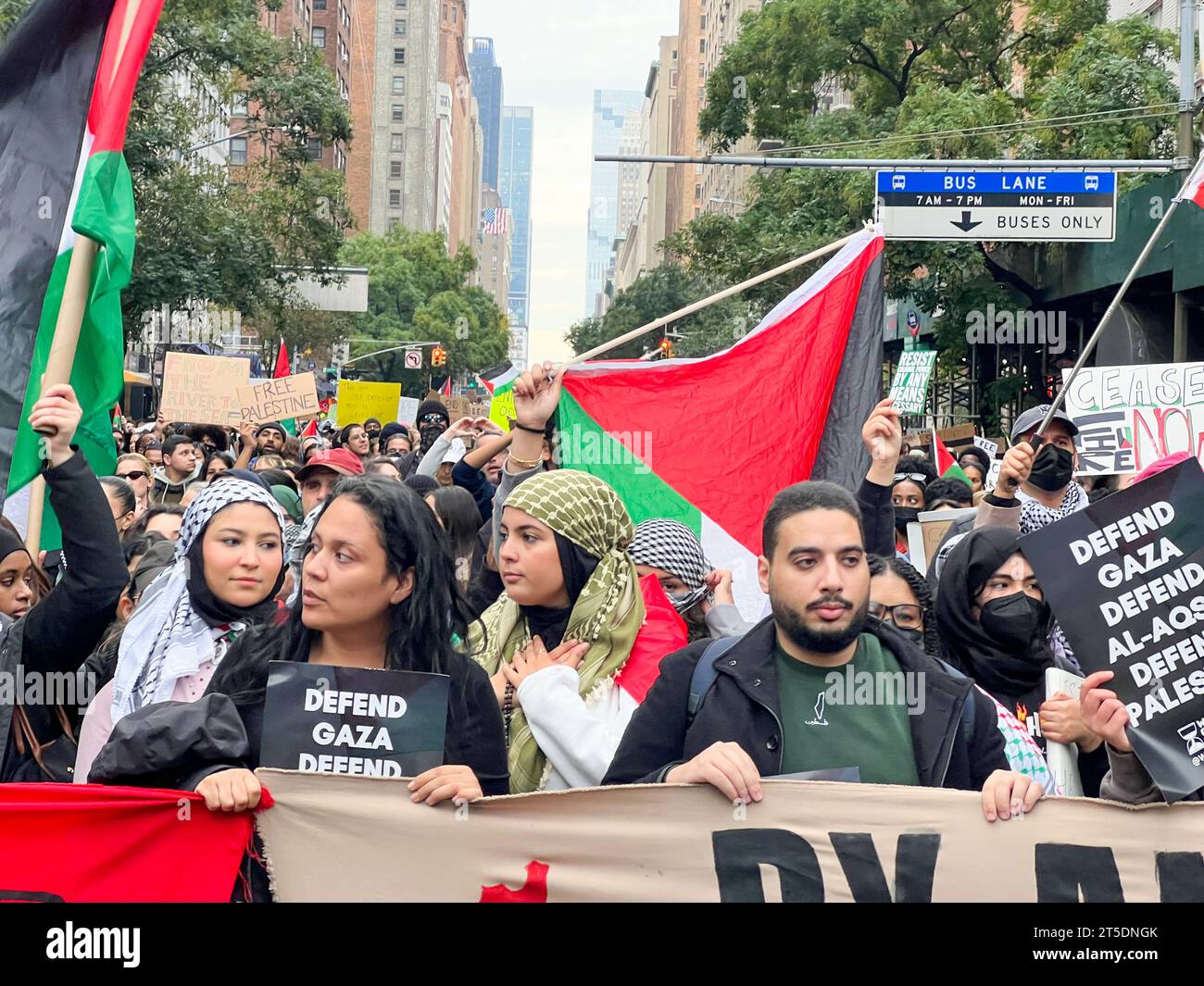 New York City, United States. 4th November, 2023. Hundreds of Palestine ...