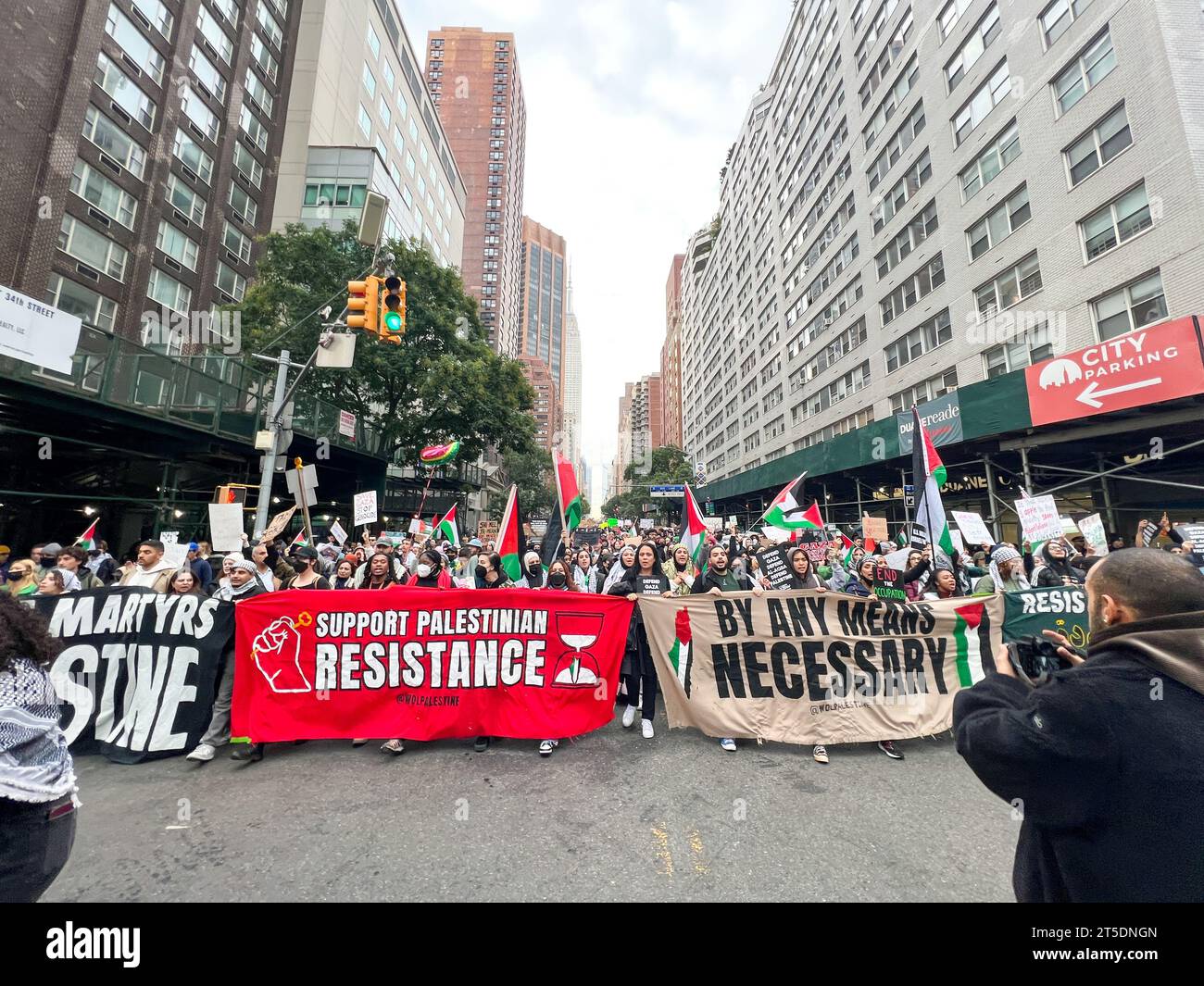 New York City, United States. 4th November, 2023. Hundreds of Palestine ...