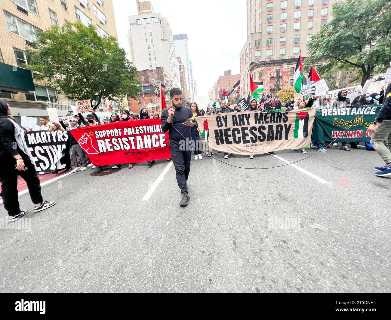 New York City, United States. 4th November, 2023. Hundreds of Palestine ...