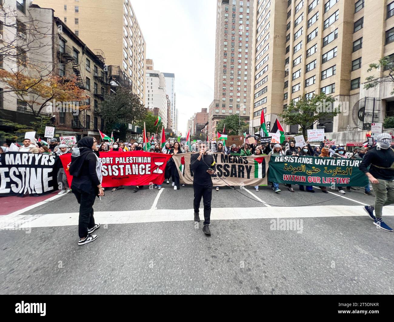 New York City, United States. 4th November, 2023. Hundreds of Palestine ...