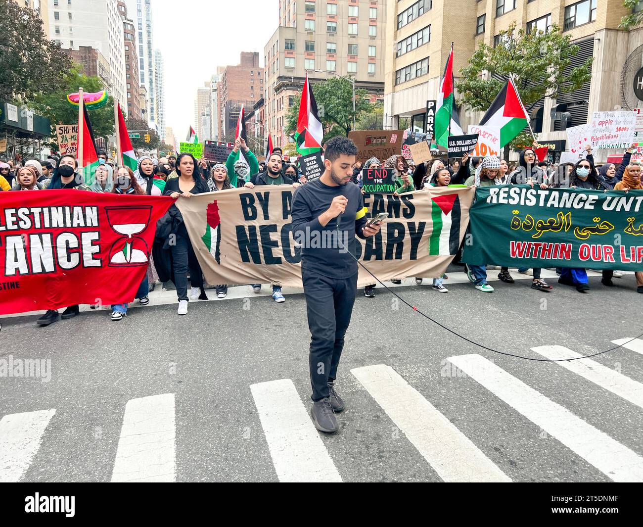 New York City, United States. 4th November, 2023. Hundreds of Palestine ...