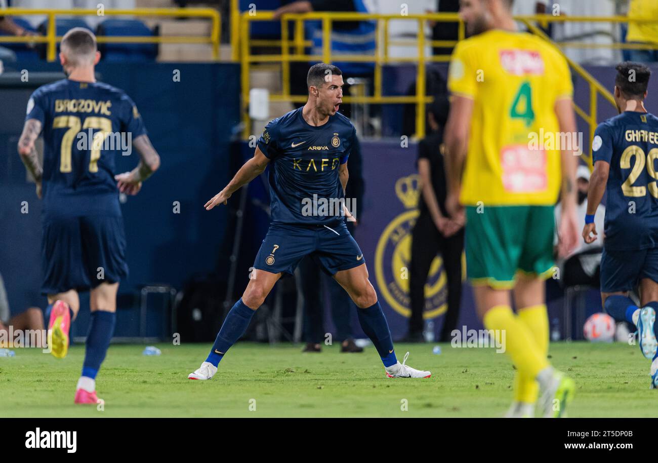 Riyadh, Saudi Arabia. 04th Nov, 2023. Cristiano Ronaldo of Al-Nassr FC ...