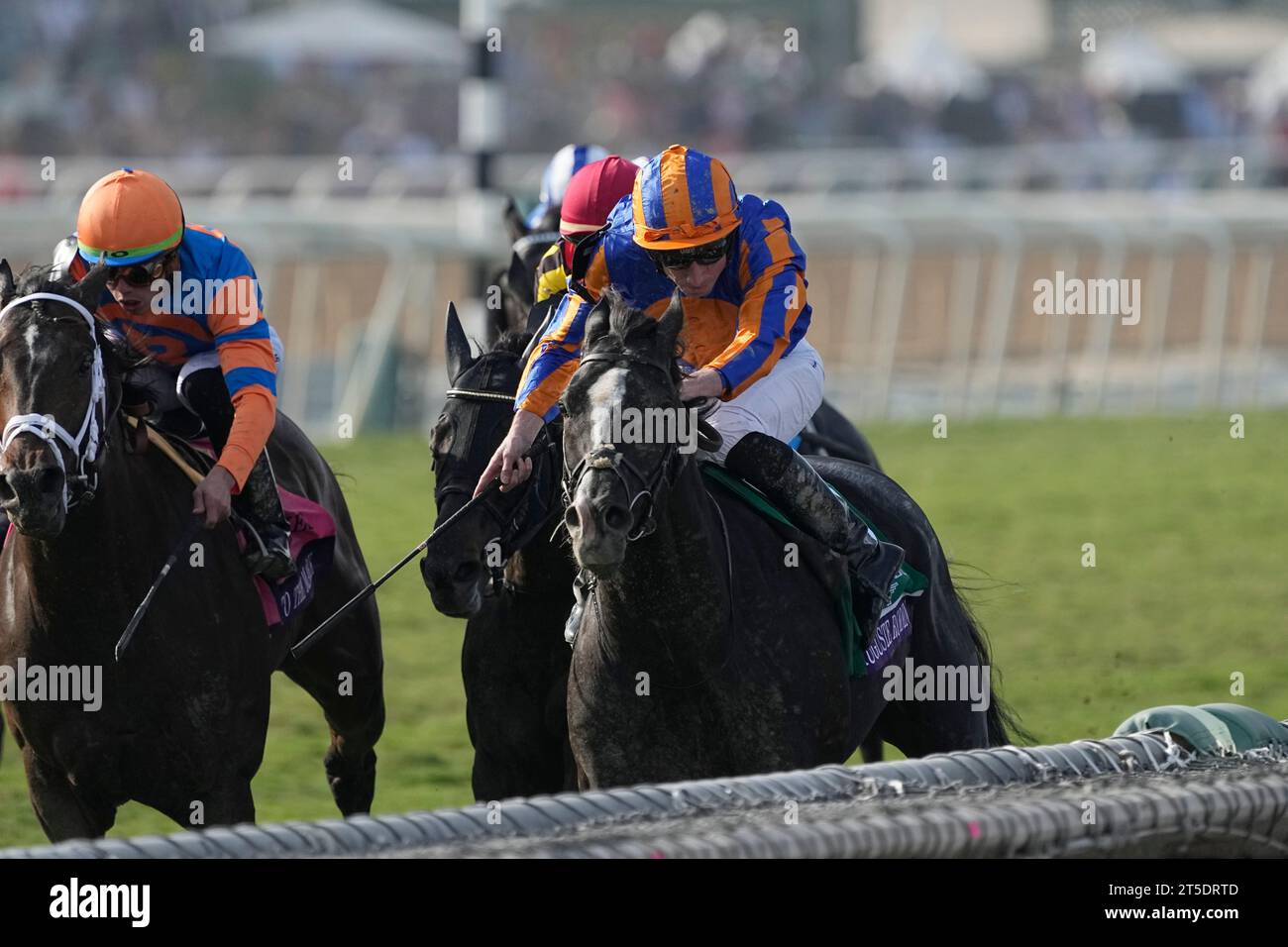 Ryan Moore rides Auguste Rodin to win the Breeders' Cup Turf horse race ...
