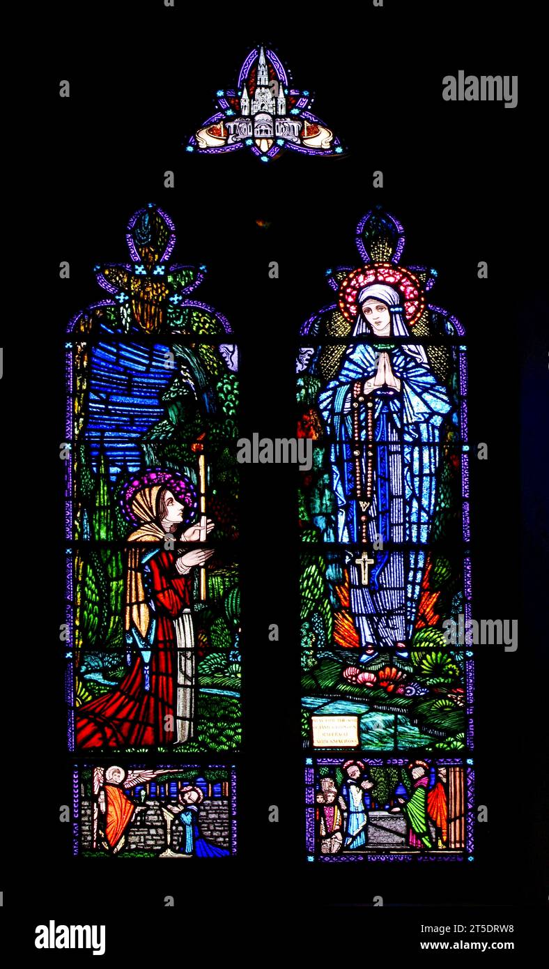 Harry Clarke Stained Glass Windows St Josephs Church Carrickmacros ...