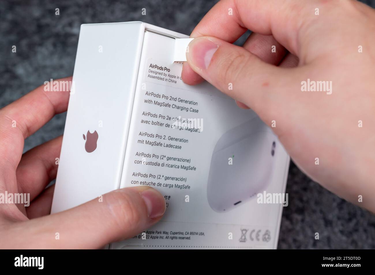 Airpods pro 2 generation hi-res stock photography and images - Alamy