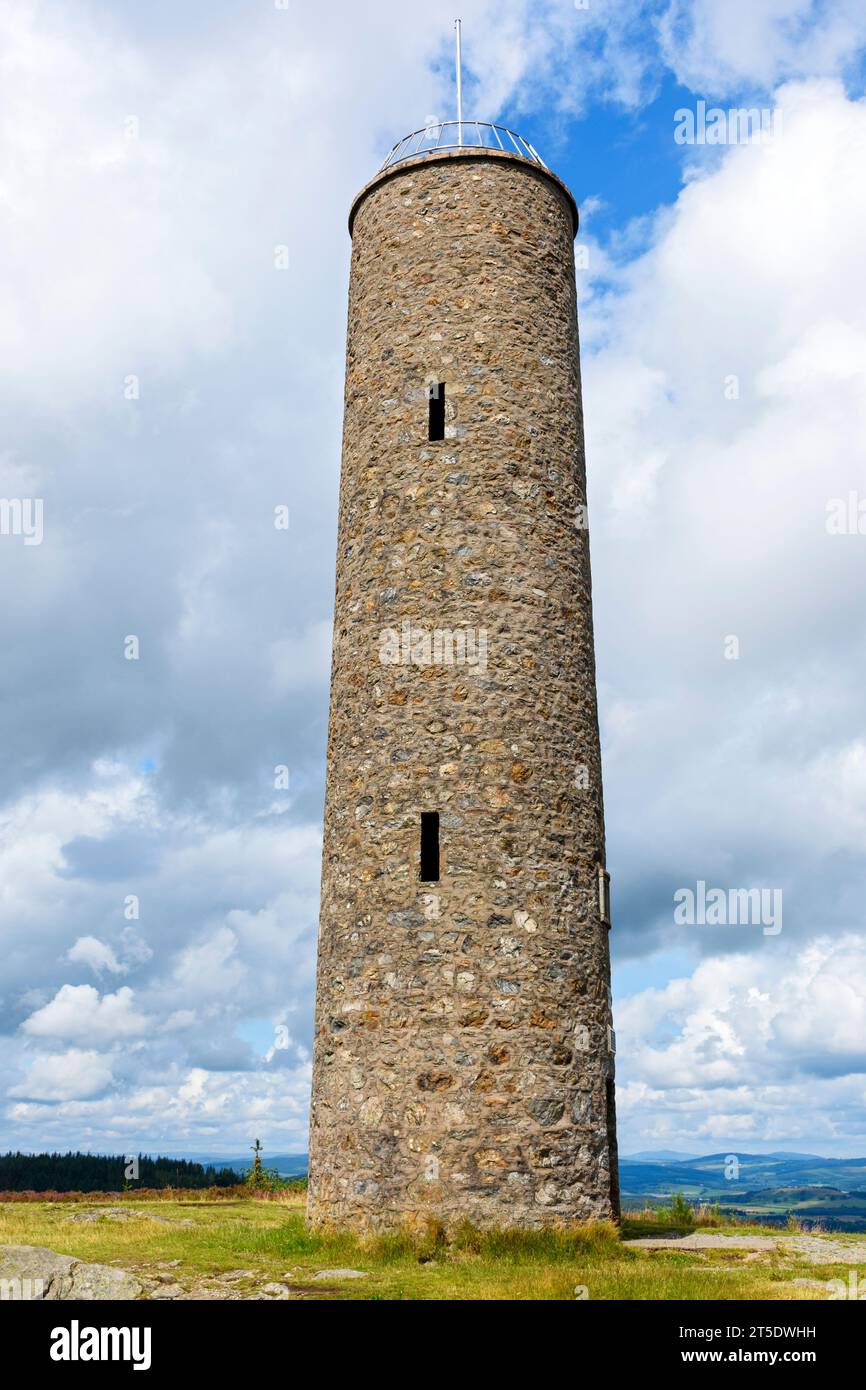 General Burnett's Monument on the summit of Scolty Hill, near Banchory ...