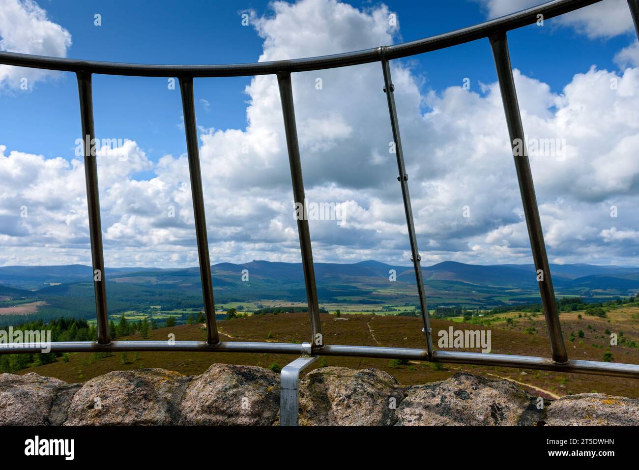 The view west from the viewing platform on the top of General Burnett's ...