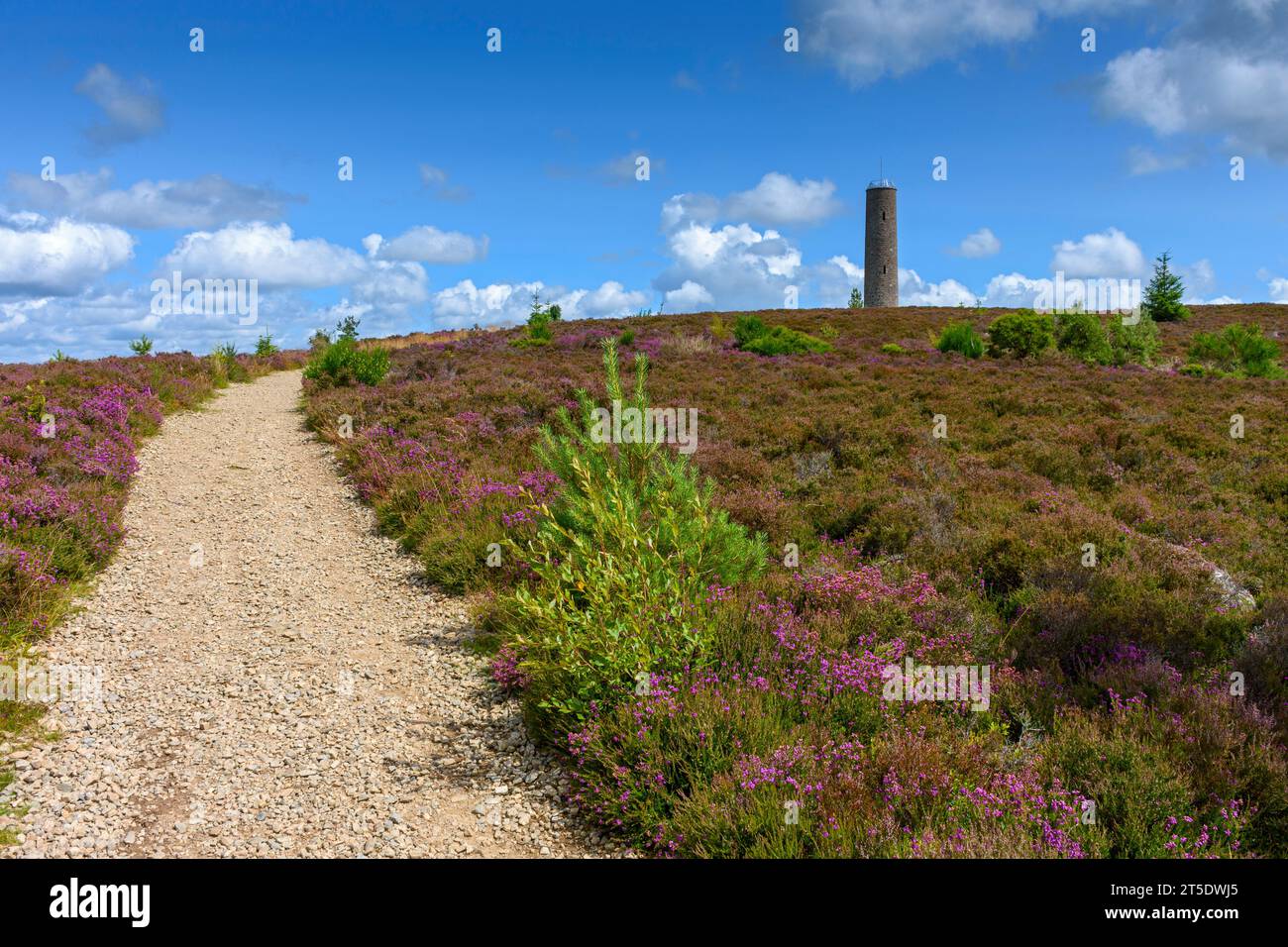 General Burnett's Monument on the summit of Scolty Hill, near Banchory ...
