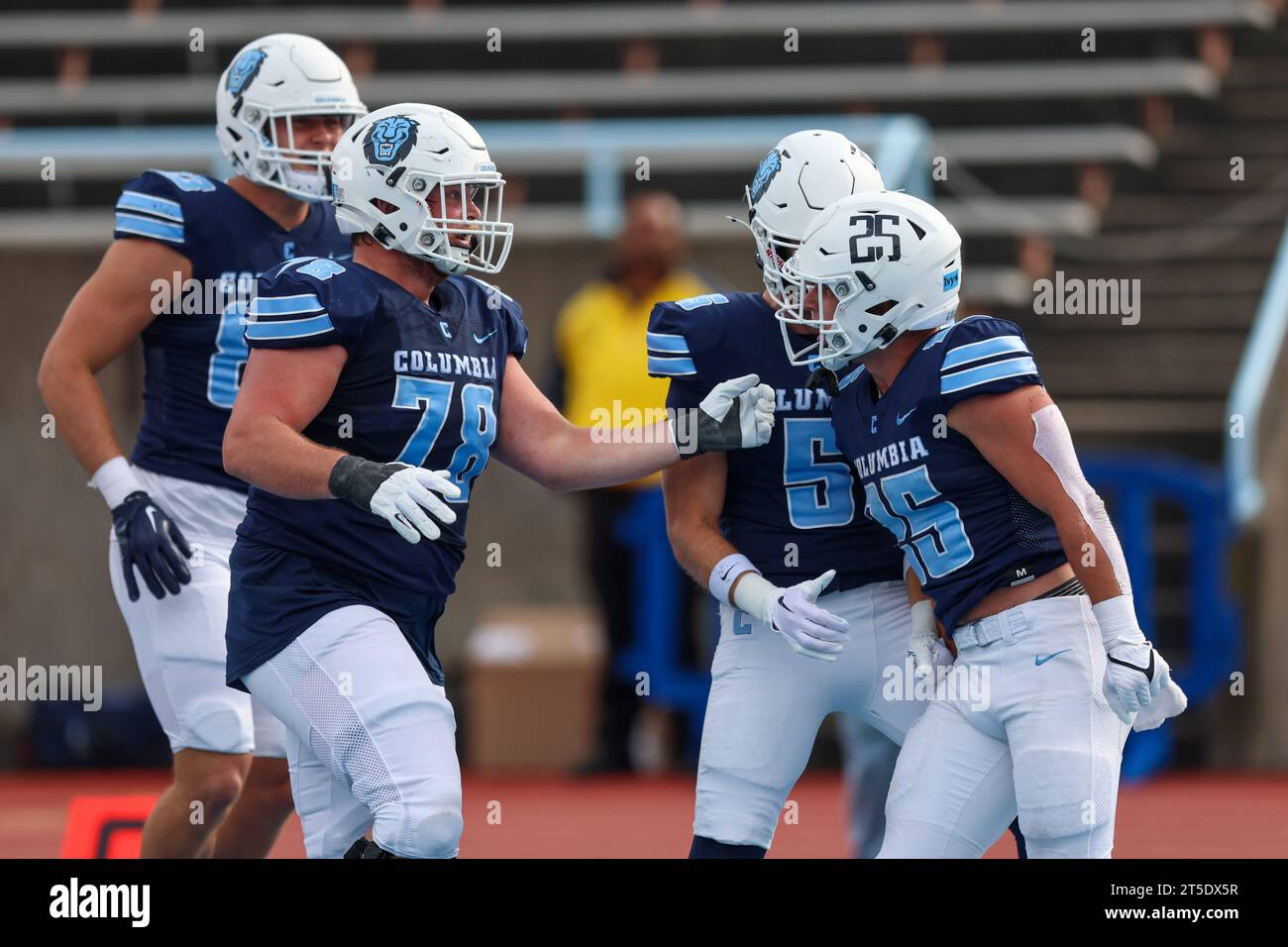 Robert k kraft field at lawrence a wien stadium hi-res stock ...