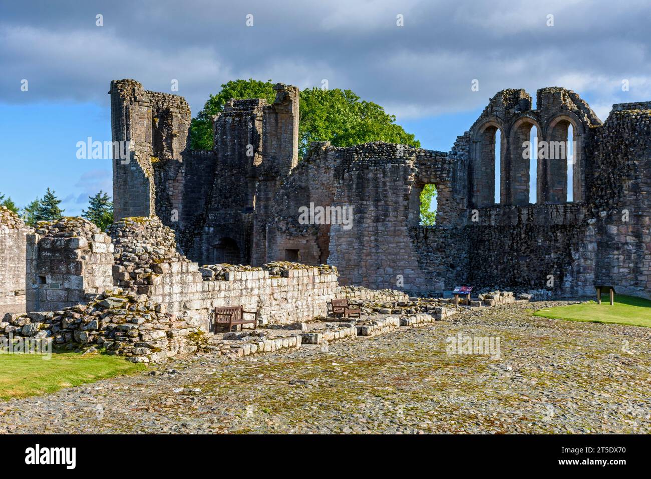 Kildrummy Castle (13th century), Aberdeenshire, Scotland, UK. The ...