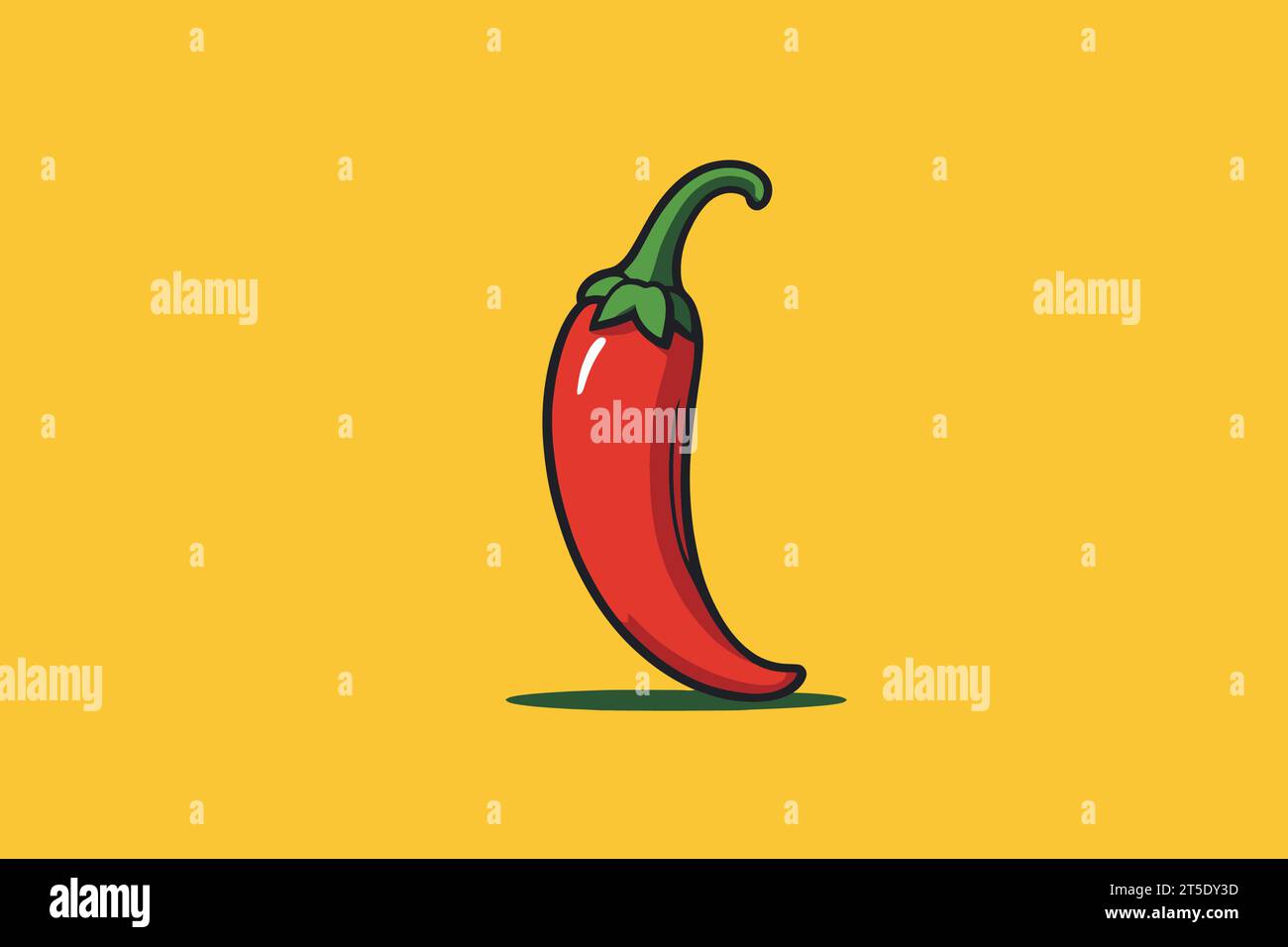 Cartoon chili drawing hi-res stock photography and images - Alamy