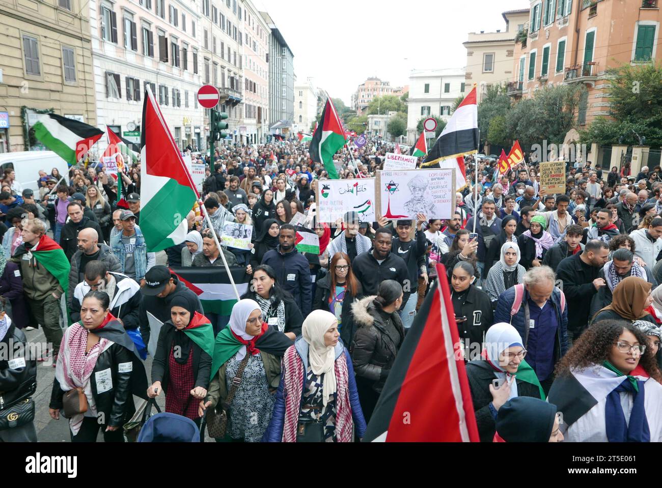 Rome italy palestine palestinians hamas israel gaza war idf hi-res ...
