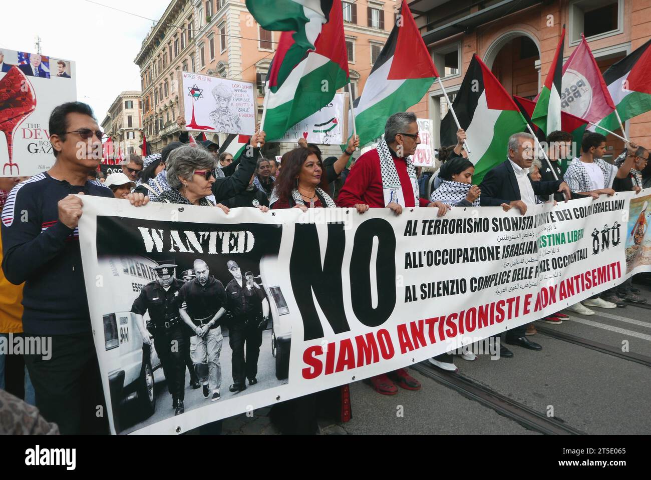 Rome italy palestine palestinians hamas israel gaza war idf hi-res ...