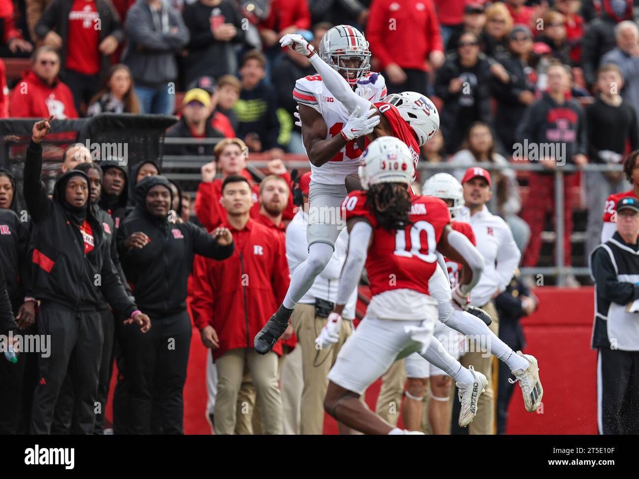 November 4, 2023: Rutgers Scarlet Knights defensive back Eric Rogers (0 ...