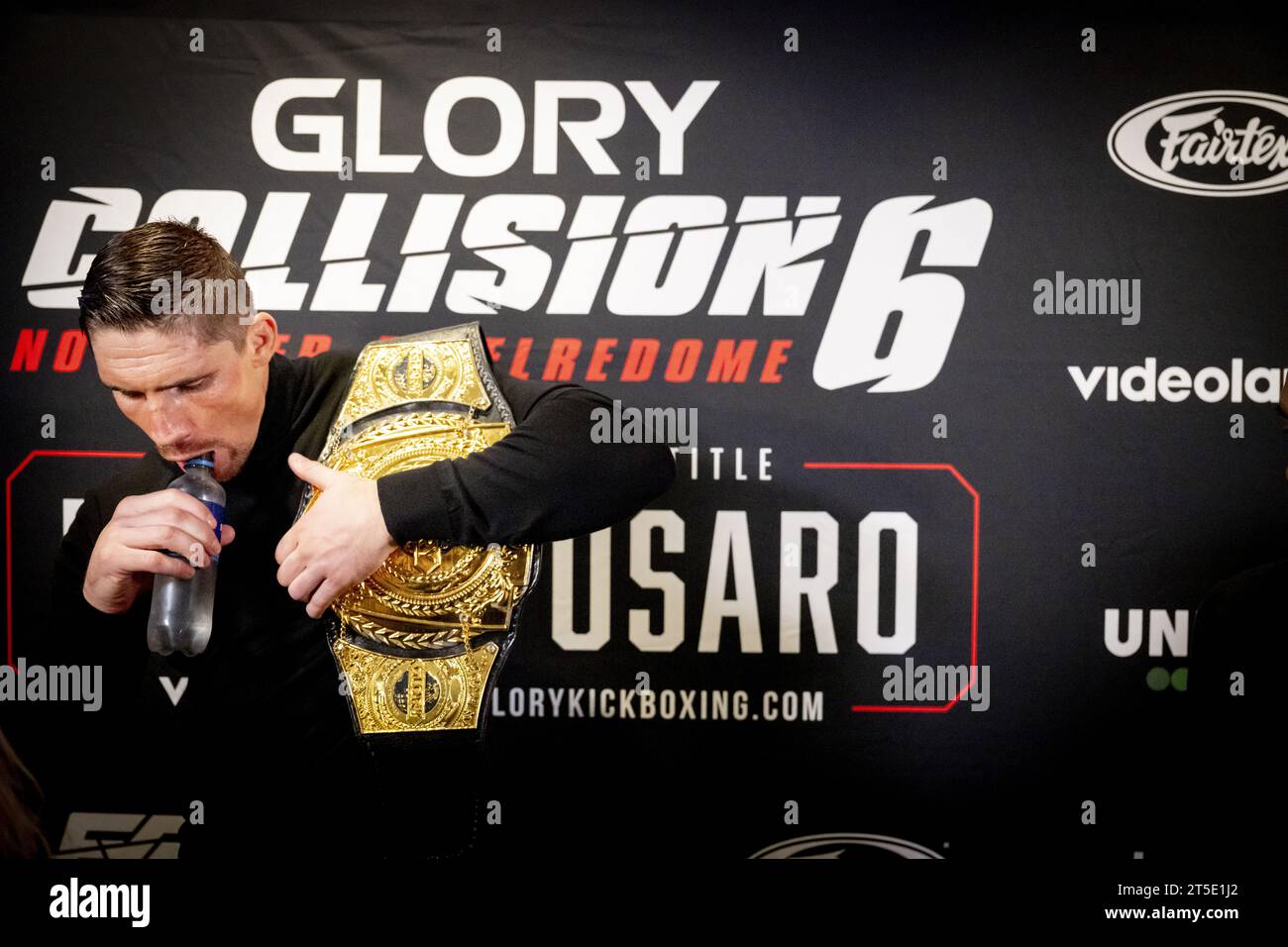 ARNHEM - Kickboxer Rico Verhoeven during the GLORY: Collision 6 fight ...