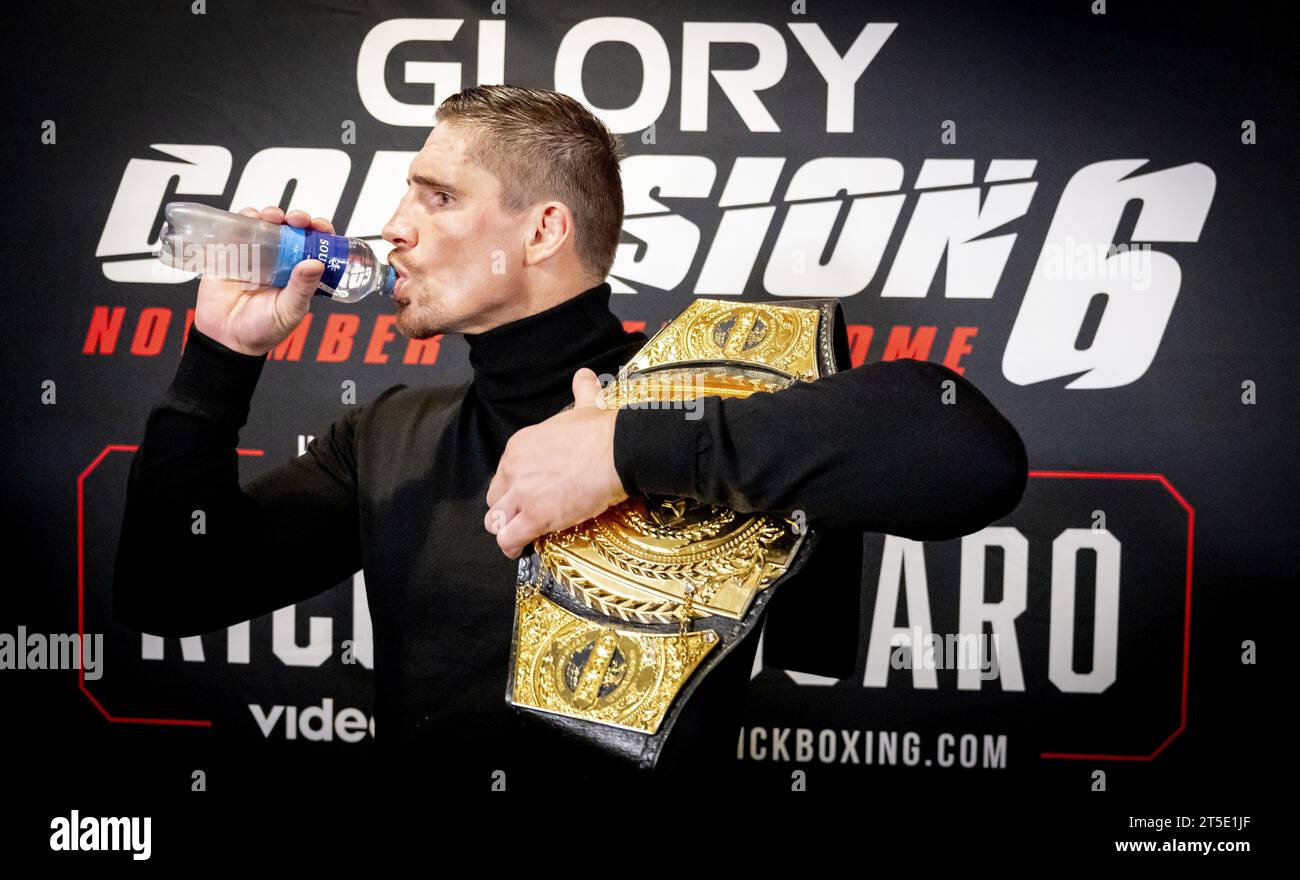 ARNHEM - Kickboxer Rico Verhoeven during the GLORY: Collision 6 fight ...