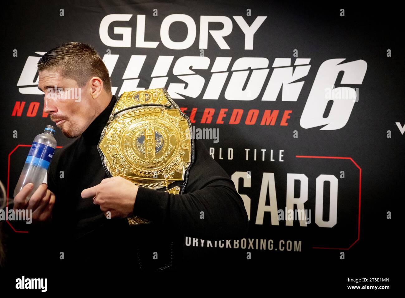 ARNHEM - Kickboxer Rico Verhoeven during the GLORY: Collision 6 fight ...