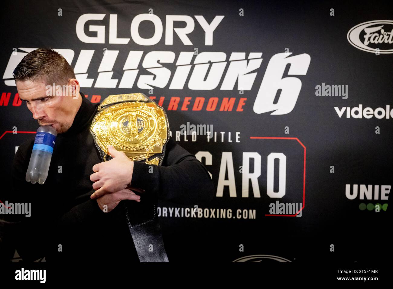 ARNHEM - Kickboxer Rico Verhoeven during the GLORY: Collision 6 fight ...