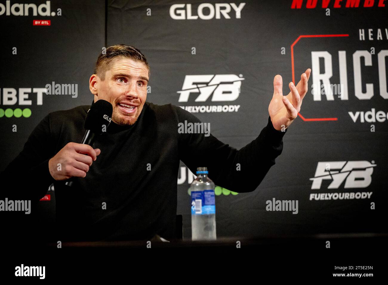 ARNHEM - Kickboxer Rico Verhoeven during the GLORY: Collision 6 fight ...