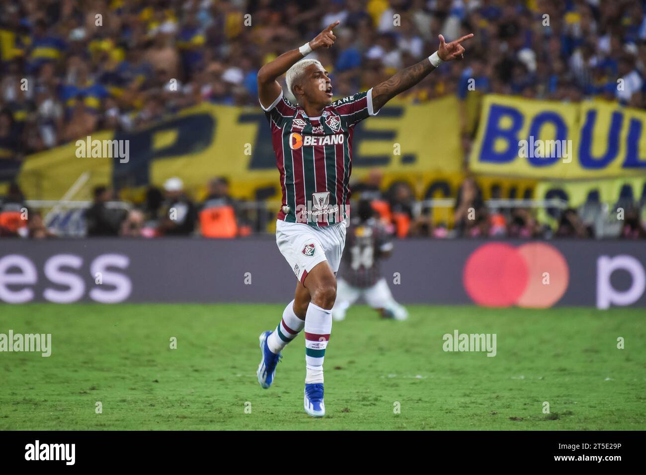 Rio De Janeiro, Brazil. 20th Oct, 2023. John Kennedy of Fluminense ...