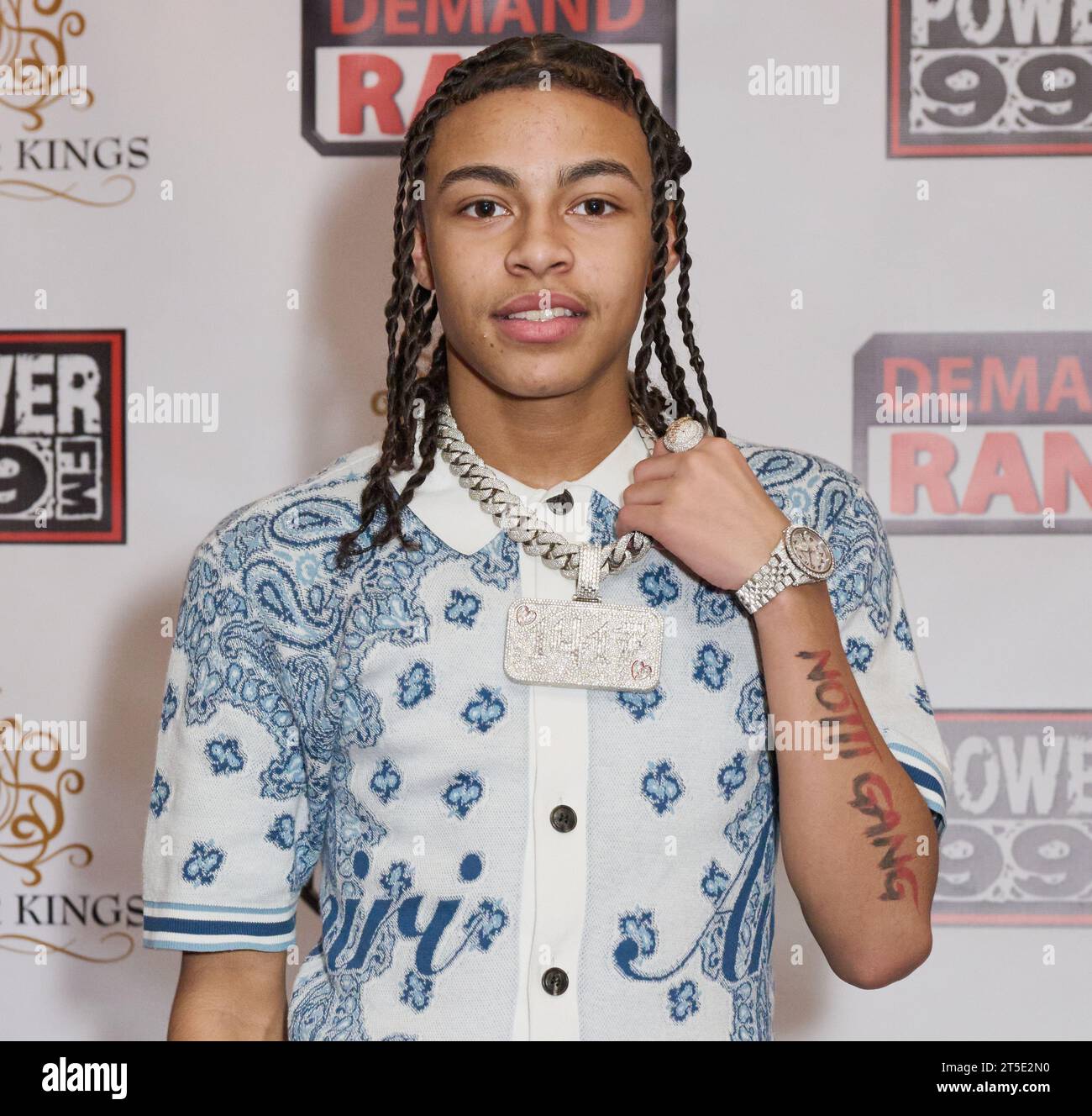 PHILADELPHIA, PA, USA - OCTOBER 27, 2023: DD Osama Poses at Power 99's ...