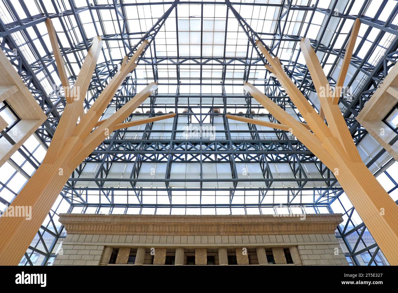Hall building frame Stock Photo - Alamy