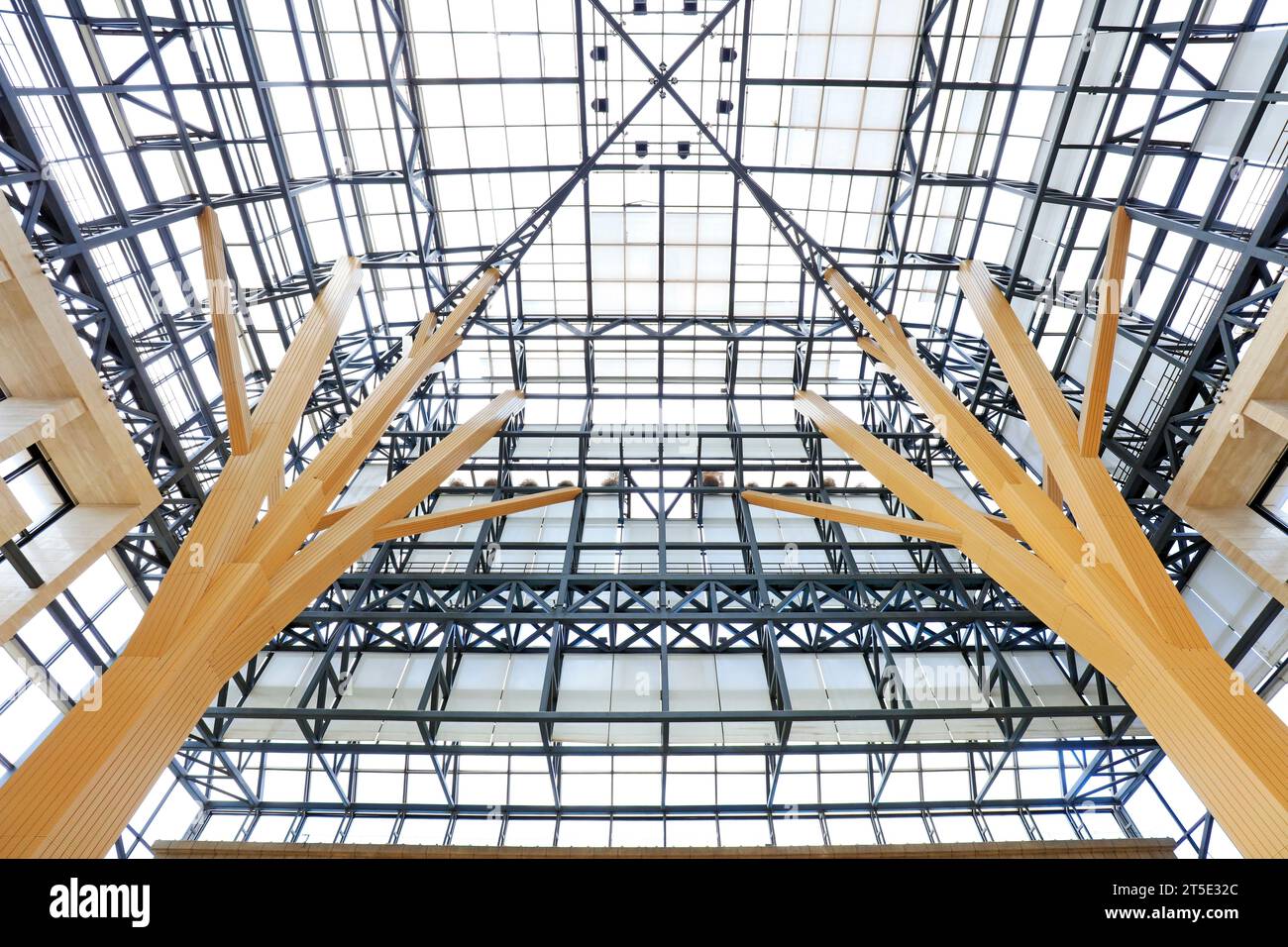 Hall building frame Stock Photo - Alamy