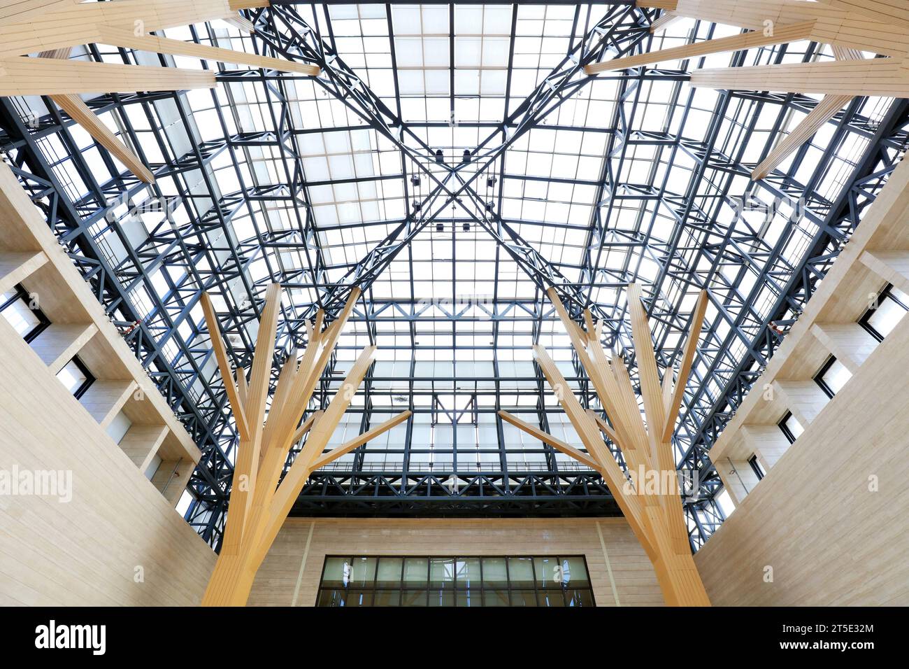 Hall building frame Stock Photo - Alamy