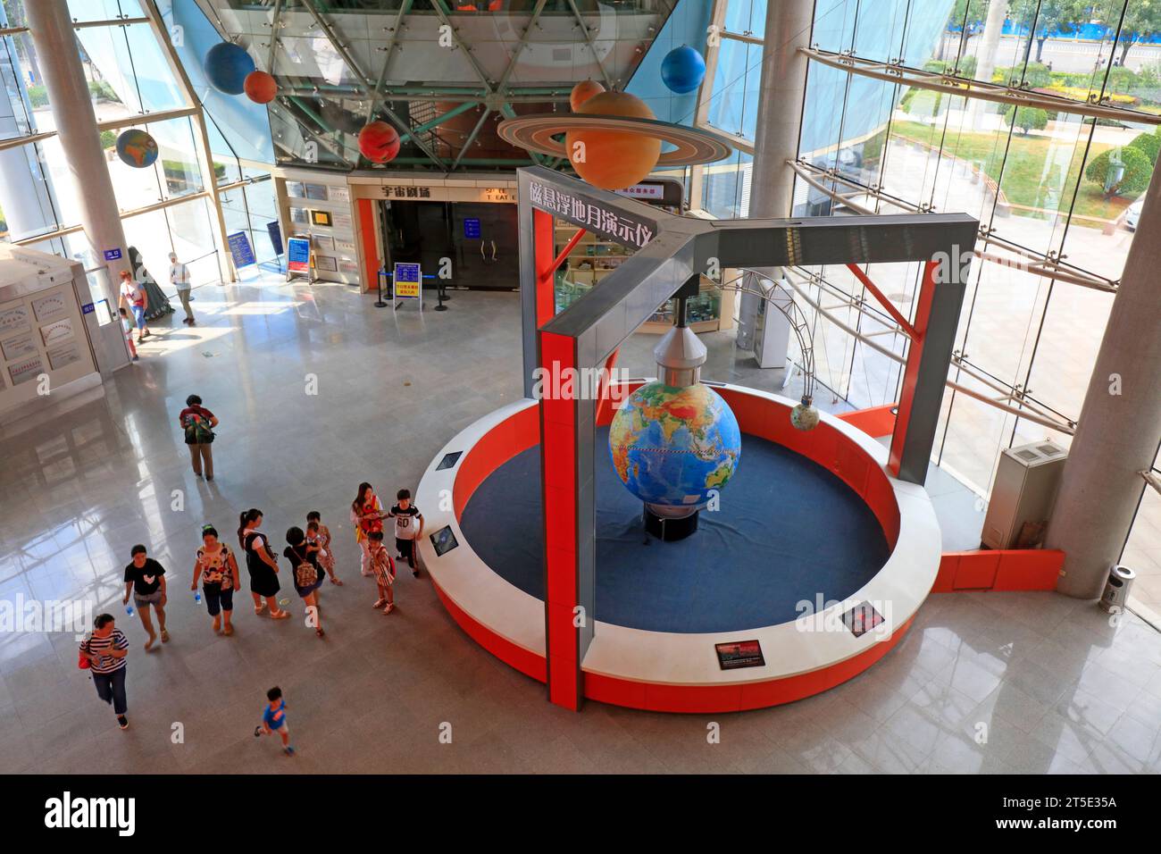 Magnetic levitation ground moon demonstration instrument in a science ...