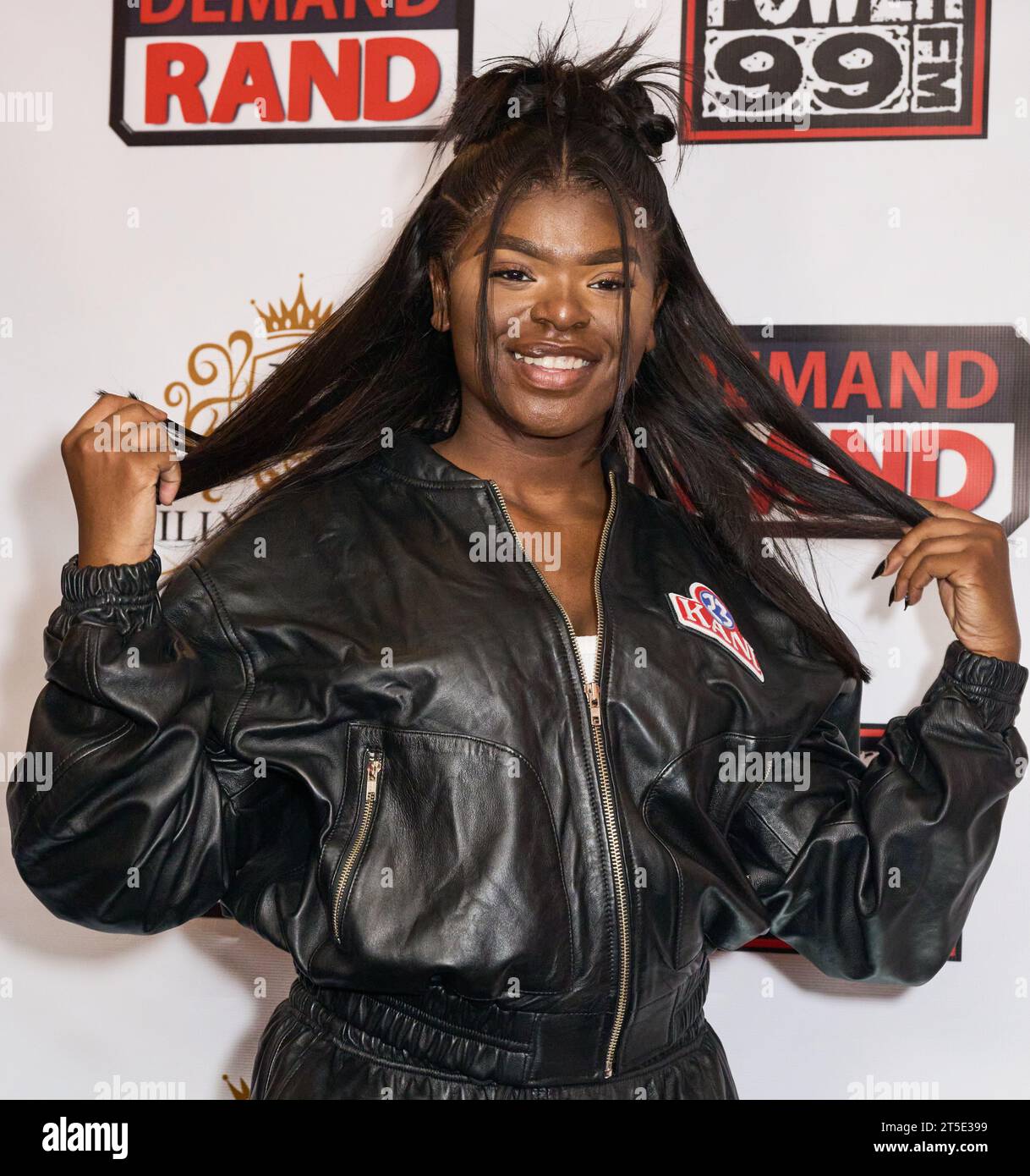 PHILADELPHIA, PA, USA - OCTOBER 27, 2023: Scar Lip Poses at Power 99's ... PHILADELPHIA, PA, USA - OCTOBER 27, 2023: Scar Lip Poses at Power 99's ...