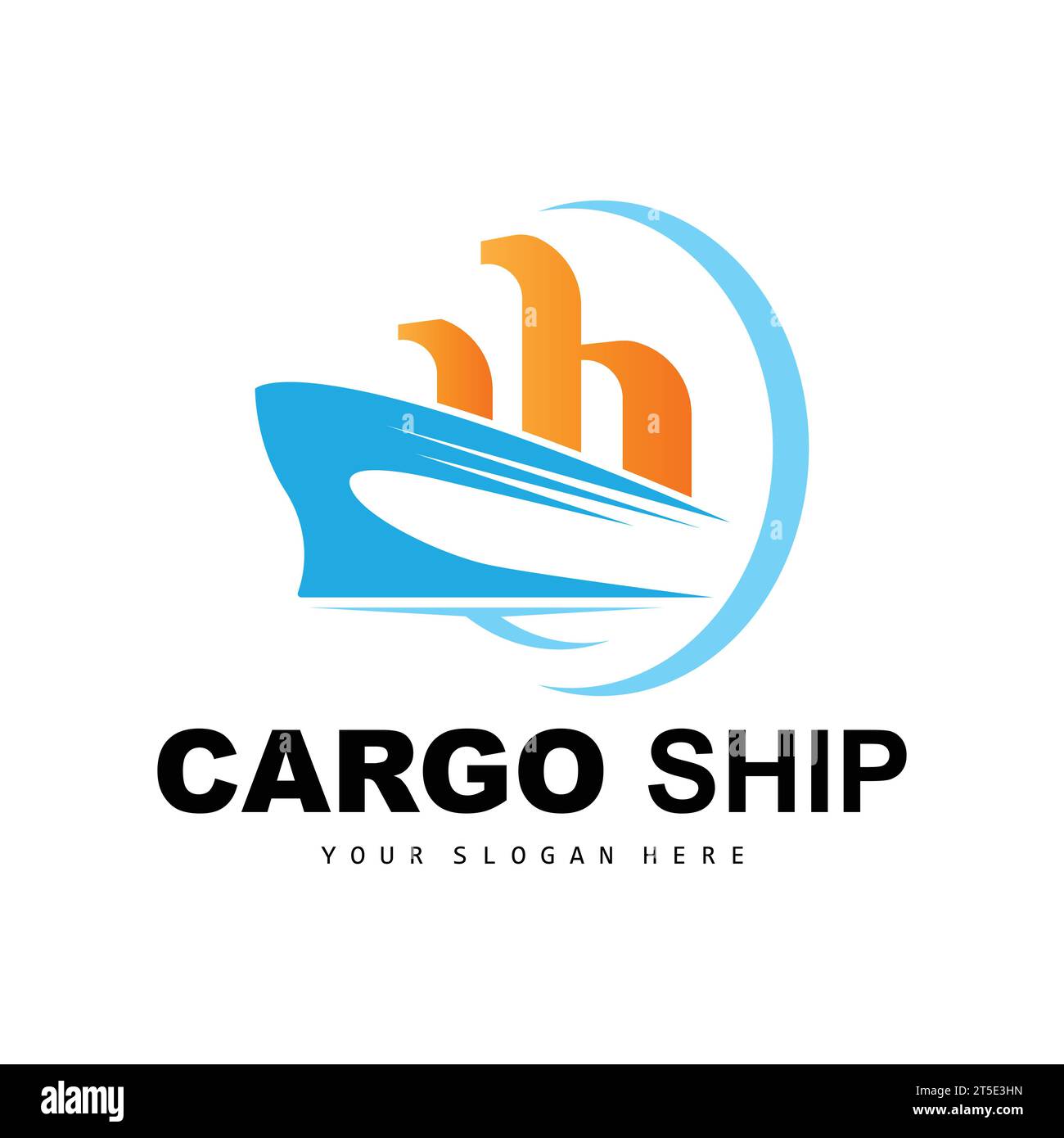 Waterway maritime transport Stock Vector Images - Alamy