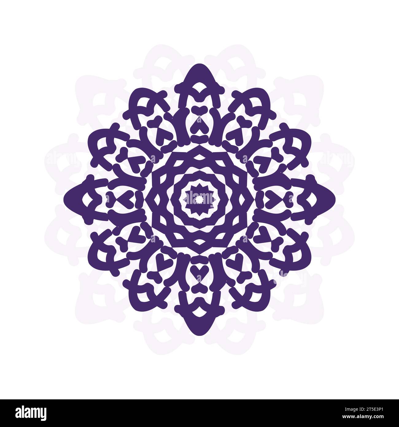 Mandala silhouette design hi-res stock photography and images - Alamy