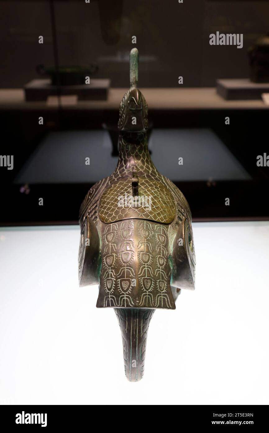 Chinese ancient bronze crafts Stock Photo - Alamy
