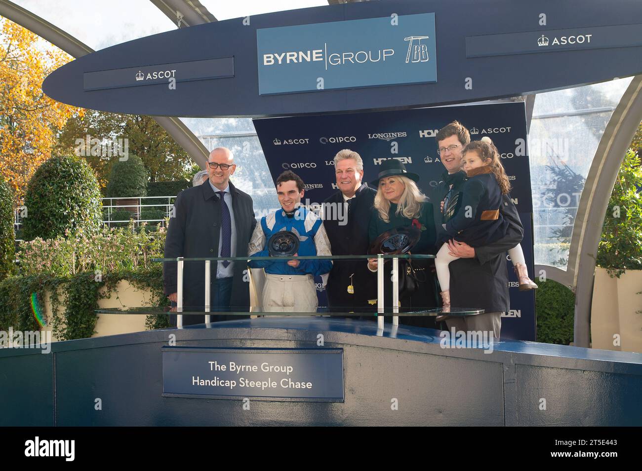 Ascot, Berkshire, UK. 4th November, 2023. The Winners Presentation for ...