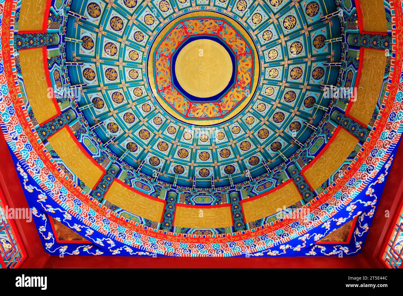 Traditional architectural structure of Chinese Pavilion Stock Photo - Alamy