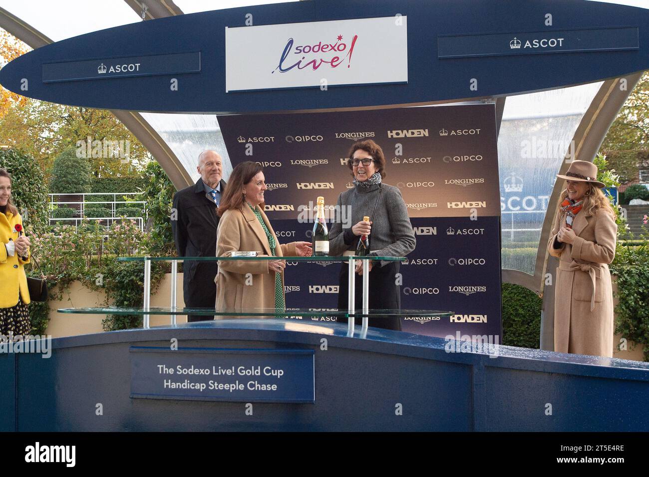 Ascot, Berkshire, UK. 4th November, 2023.The Winners Presentation for ...
