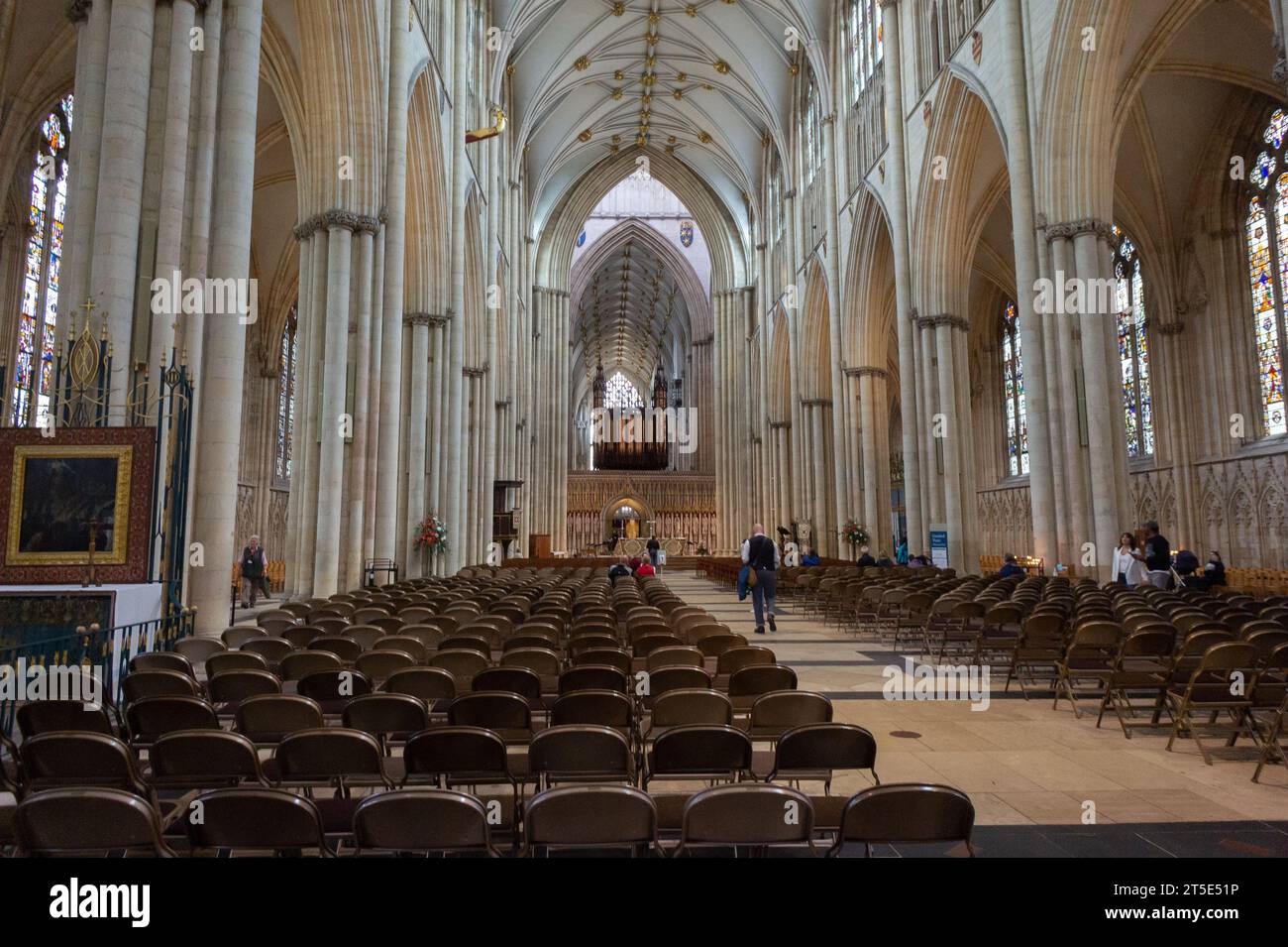 Inside interior of the York's Cathedral, taken in June 2022 Stock Photo - Alamy