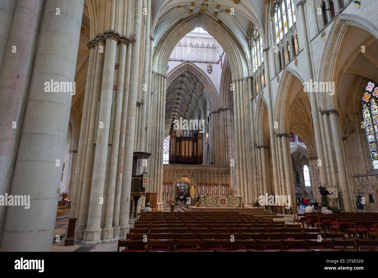 Inside interior of the York's Cathedral, taken in June 2022 Stock Photo ...