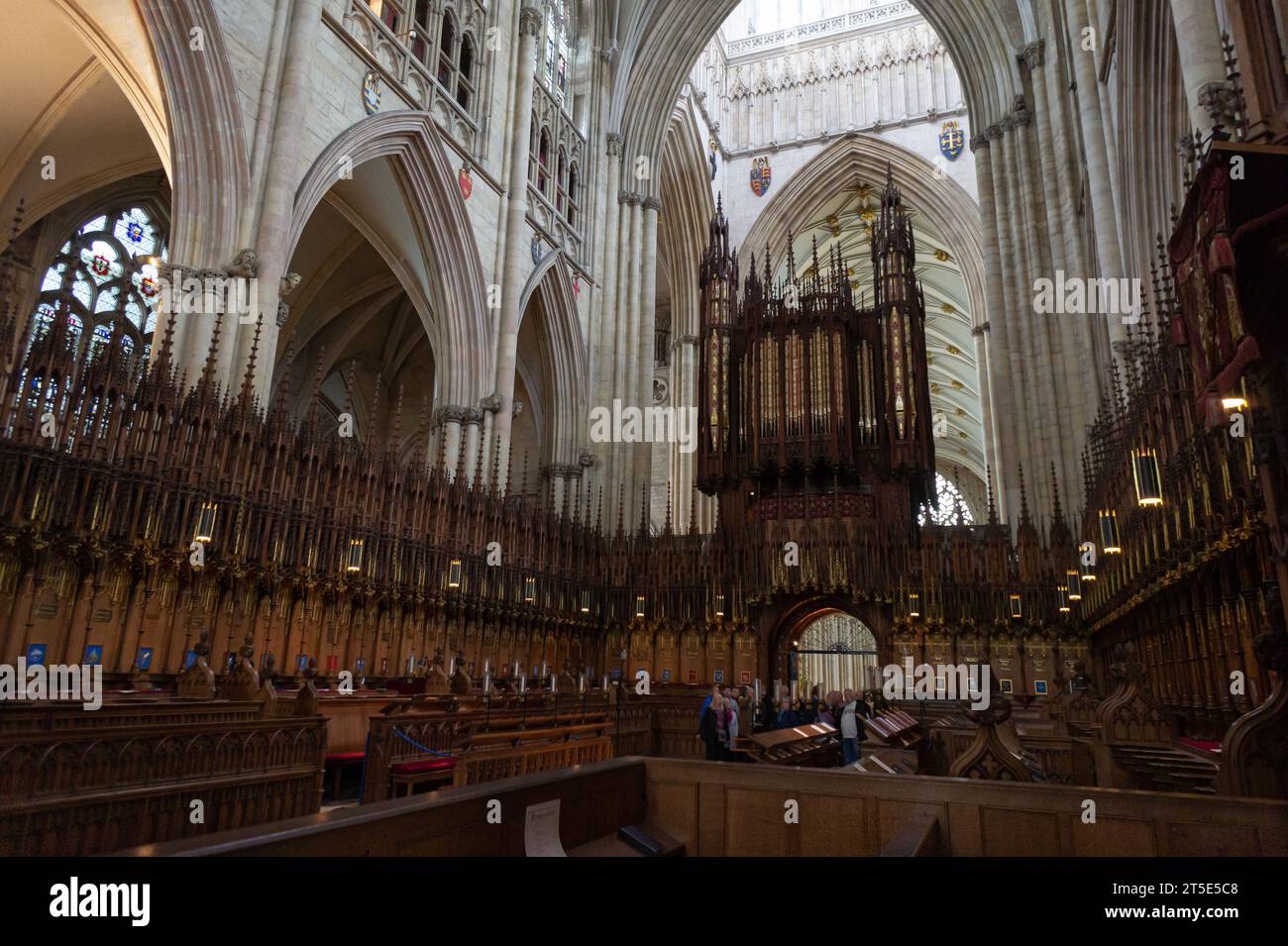 Inside interior of the York's Cathedral, taken in June 2022 Stock Photo ...