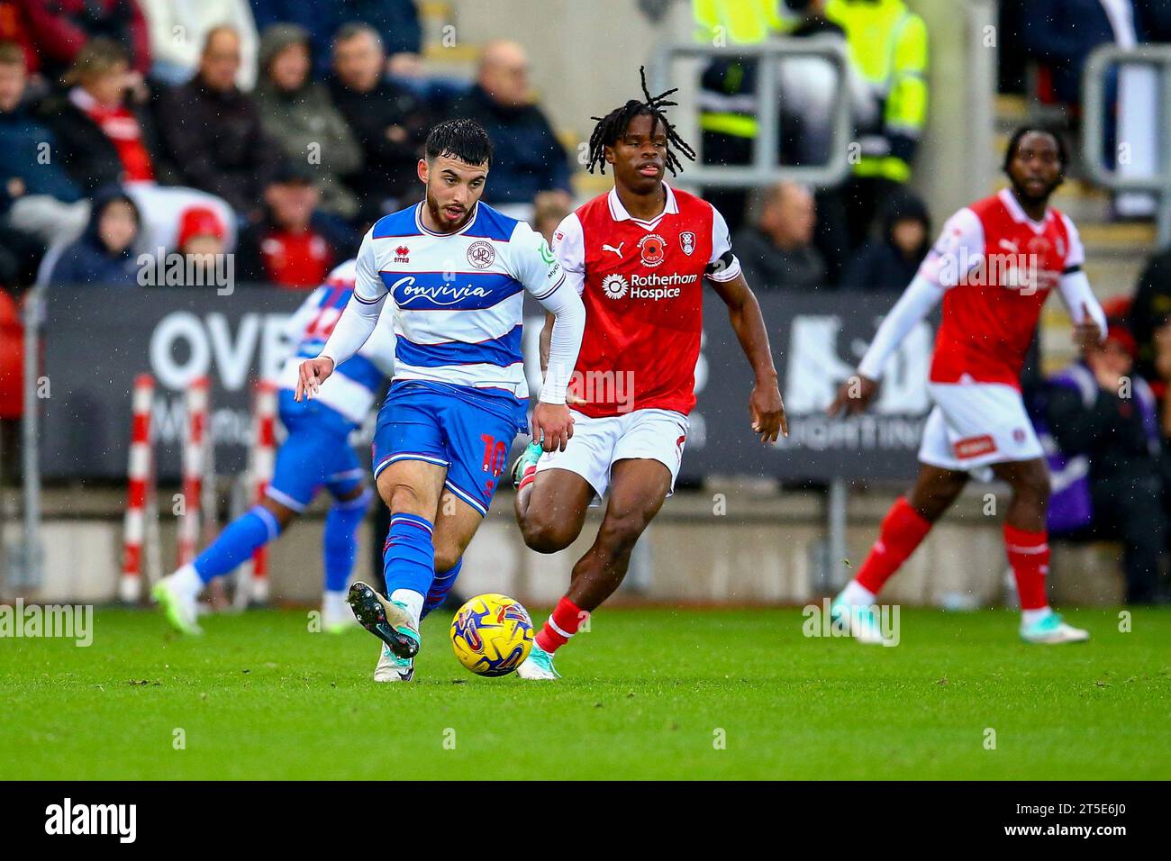 AESSEAL New York Stadium, Rotherham, England - 4th November 2023 Ilias ...